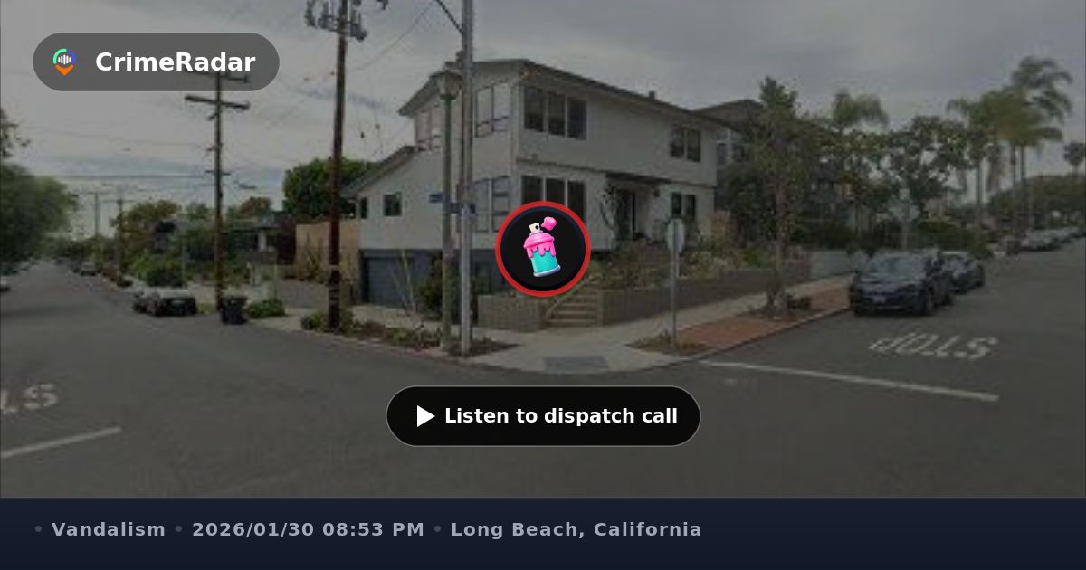 Windows damaged in possible vandalism on 4th St, Long Beach CA | CrimeRadar