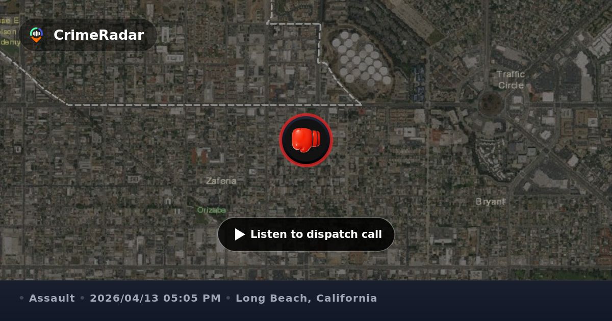 Man hits woman near 14th Street and Orizaba Avenue, Long Beach CA ...