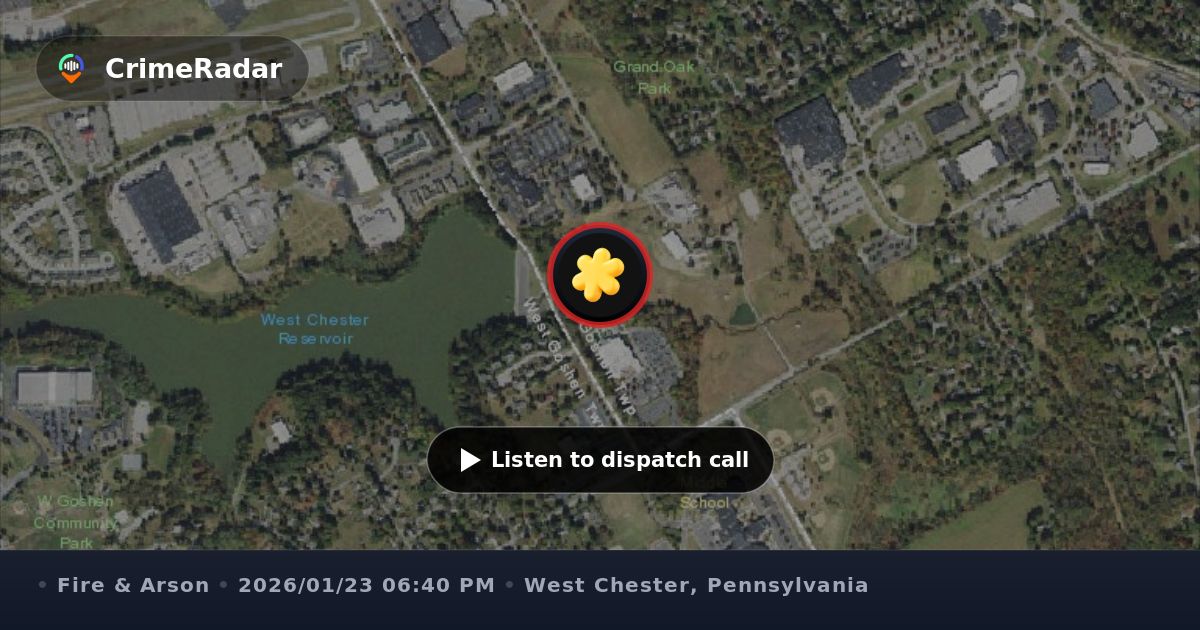 Possible building fire near East High School, West Chester PA | CrimeRadar