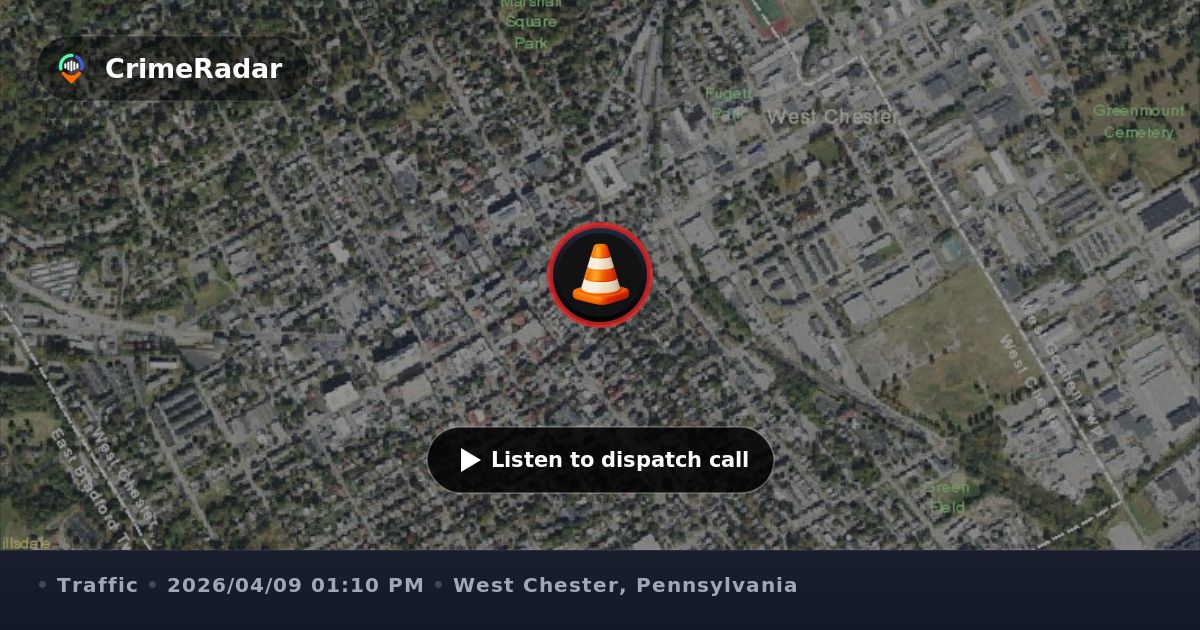 Pedestrian hit by vehicle on East Miner Street, West Chester PA ...