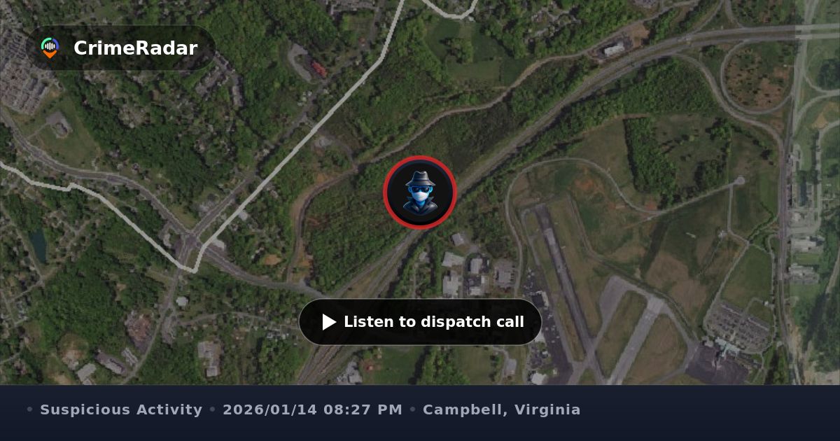 Apparent suspicious vehicle near Airport Rd, Campbell County VA ...