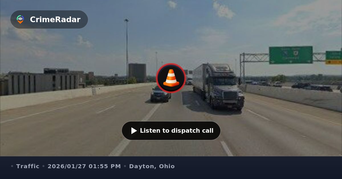 Semi runs red light near I-75 in Dayton, Dayton OH | CrimeRadar