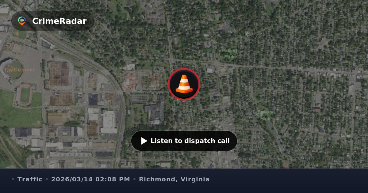 Motor vehicle crash at West Graham and Brook, Richmond VA | CrimeRadar