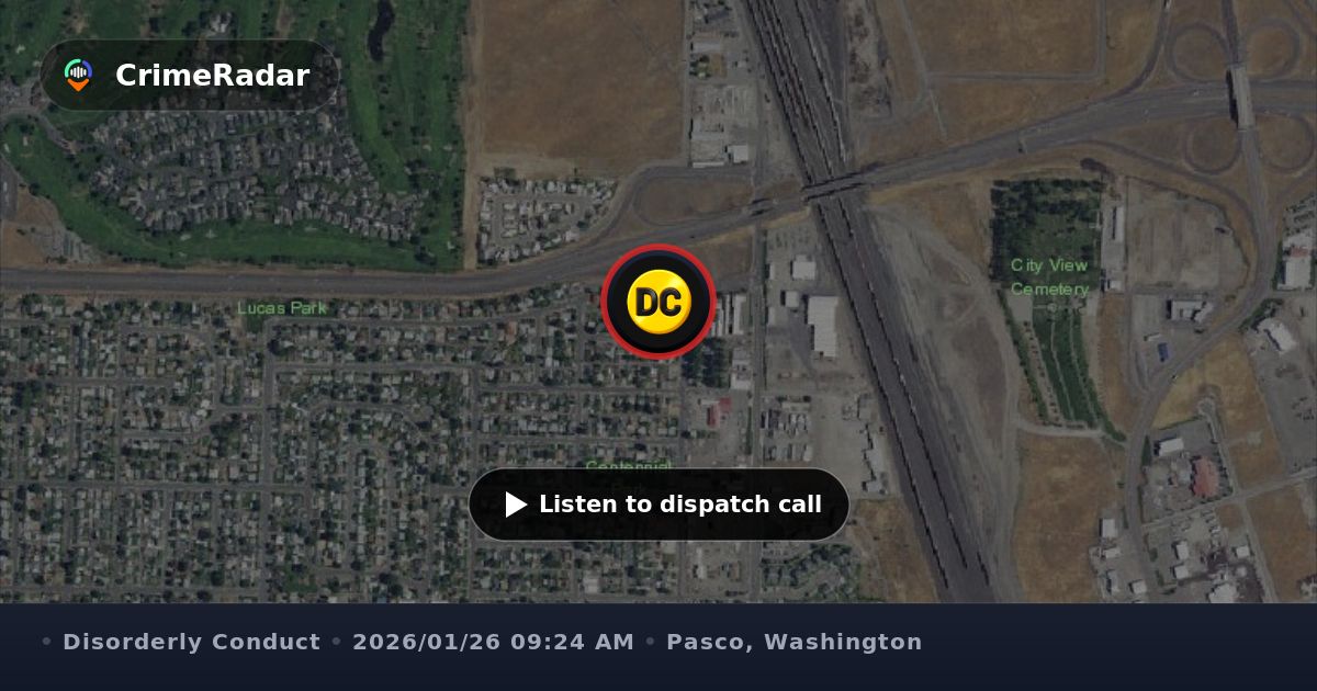 Deputies respond to disturbance near West Pearl St, Pasco WA | CrimeRadar