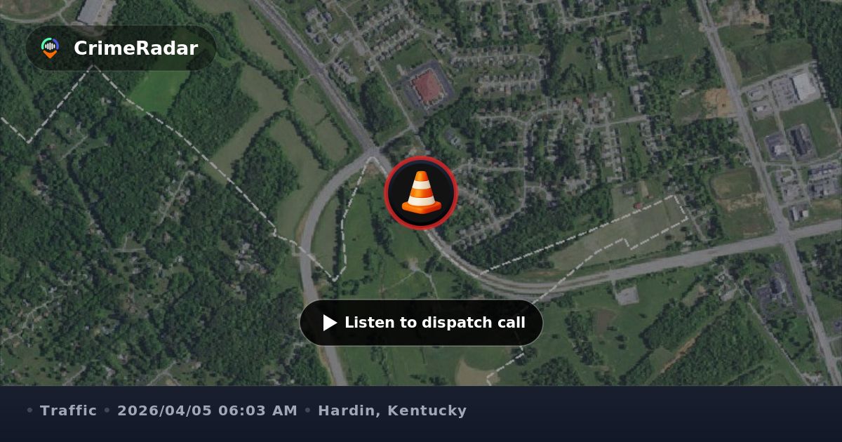 Traffic stop on Kentucky 361 near cemetery, Hardin County KY | CrimeRadar