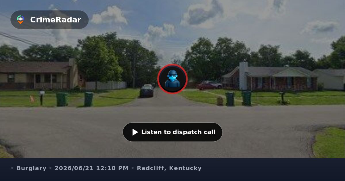 Basement motion alarm at home on West Crocus Drive, Radcliff KY ...