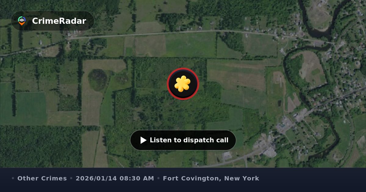 Officers conduct follow-up near State Route 37, Fort Covington NY ...