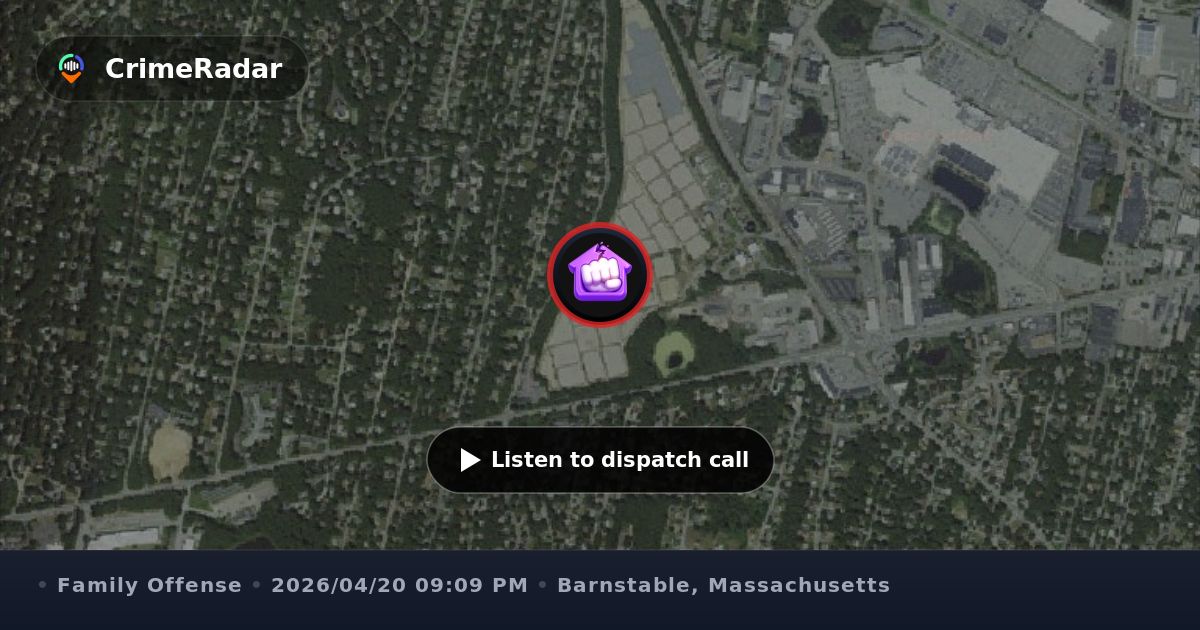 Domestic assault reported on Lincoln Road, Barnstable MA | CrimeRadar