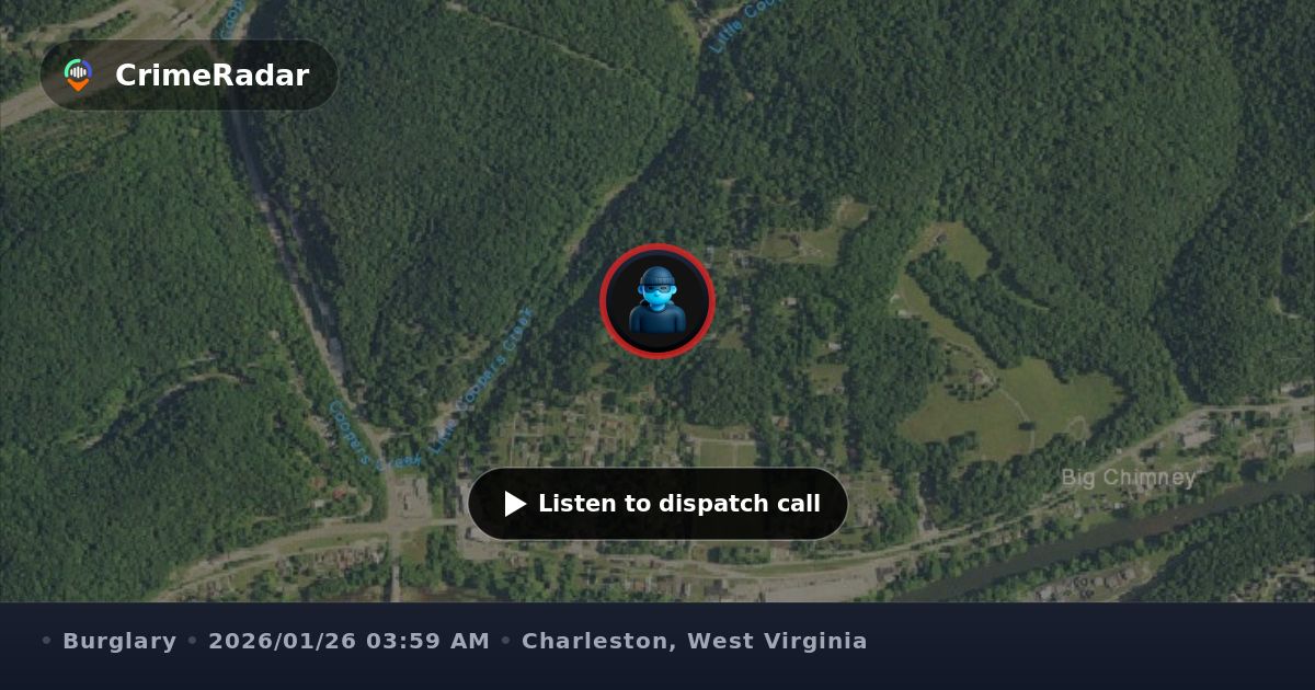 Alarm activation at gas station in Big Chimney, Charleston WV | CrimeRadar