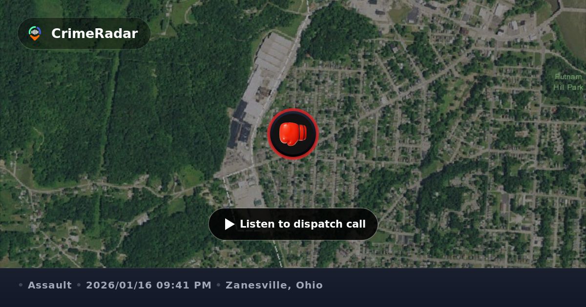 Possible disturbance near Dryden Rd apartment, Zanesville OH | CrimeRadar