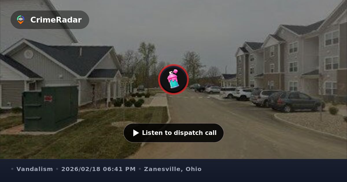 Car vandalism reported at Sharon Avenue apartment, Zanesville OH ...