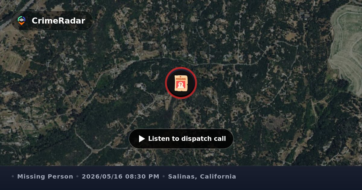 Two missing children found on Wild Pinto Way, Salinas CA | CrimeRadar