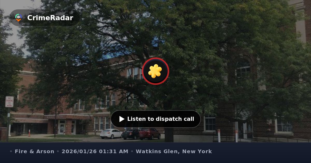 Fire crews battle possible structure fire near Decatur St, Watkins Glen ...