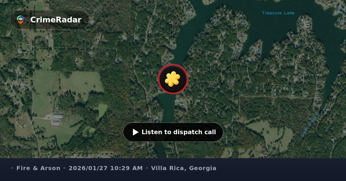 Fire crews respond to house fire off Lakeview Parkway, Villa Rica GA ...