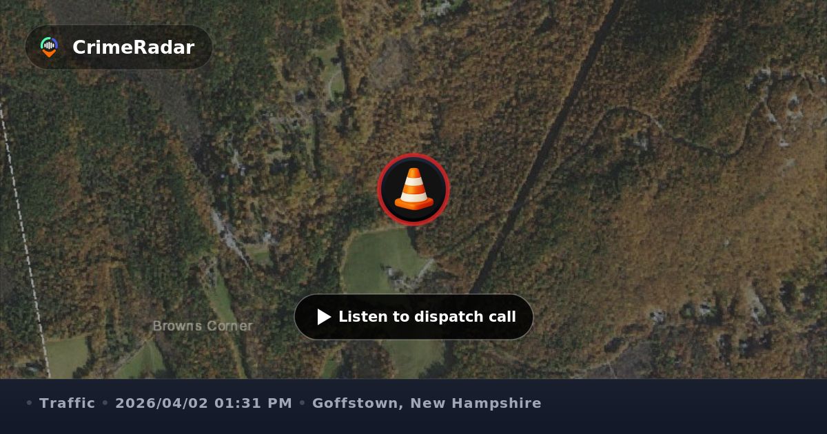 Two-car crash on Back Mountain Road, no injuries, Goffstown NH | CrimeRadar