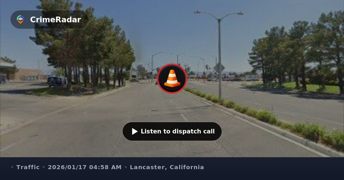 Deputy vehicle in non-injury crash near Division St, Lancaster CA ...