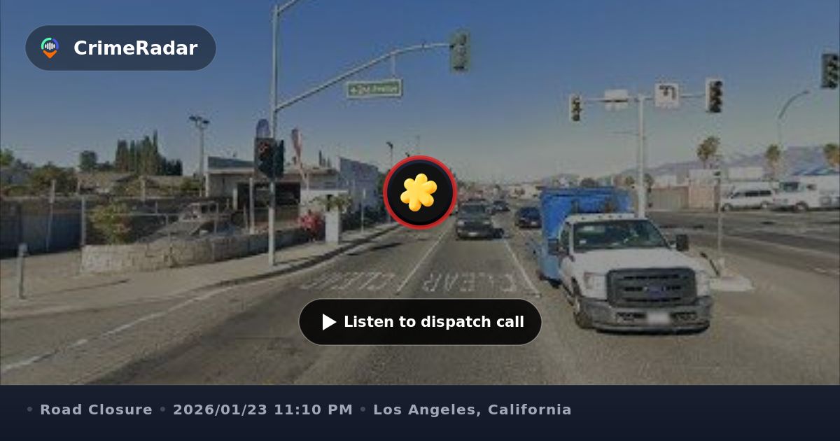 Freeway lanes closed for maintenance near Valley Blvd, Los Angeles ...
