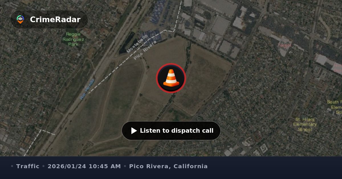 Traffic collision near Mines Ave and Paramount Blvd, Pico Rivera CA ...