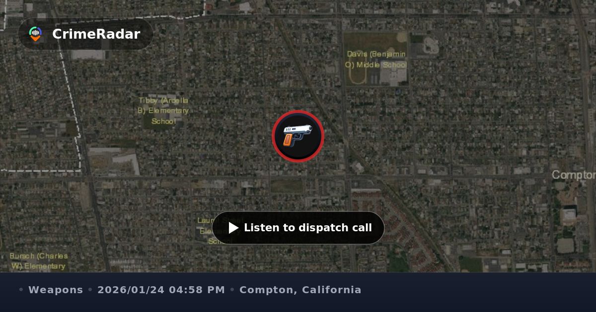 Possible shooting at Laurel and Wilmington, Compton CA | CrimeRadar