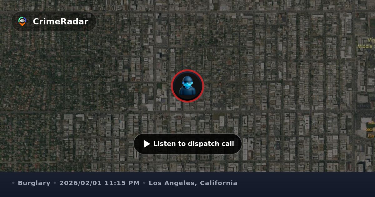 Alarm checked at station on 4th St, Los Angeles CA | CrimeRadar