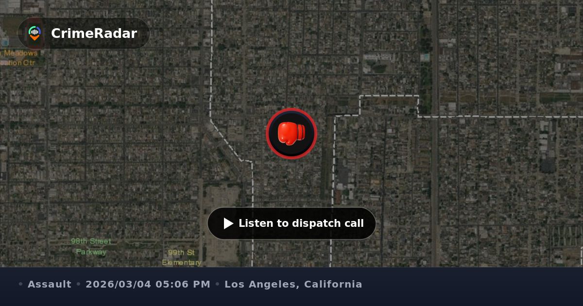 Fight reported at Ted Watkins Memorial Park, Los Angeles CA | CrimeRadar