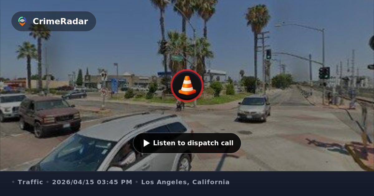 Minor traffic crash on Atlantic near Compton, Los Angeles County CA ...
