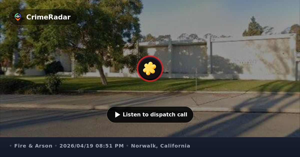 Emergency call at Civic Center Drive address, Norwalk CA | CrimeRadar