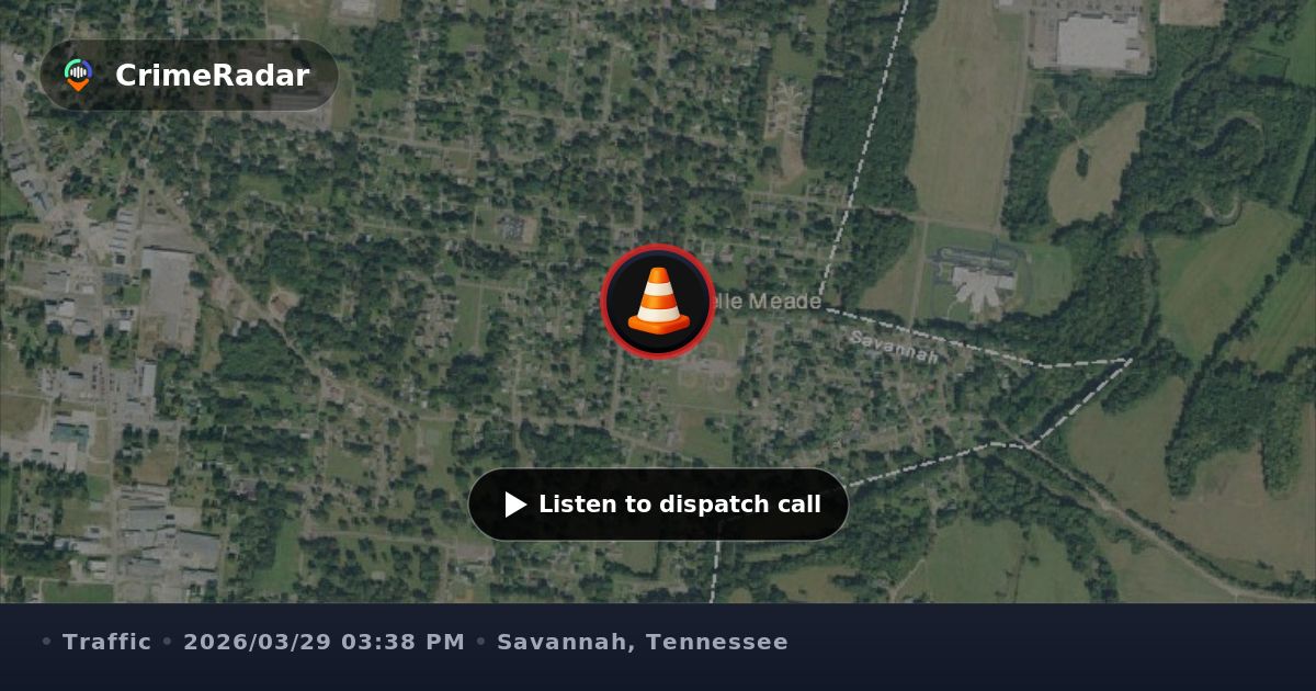 Driver reported for wreck that damaged fence, Savannah TN | CrimeRadar