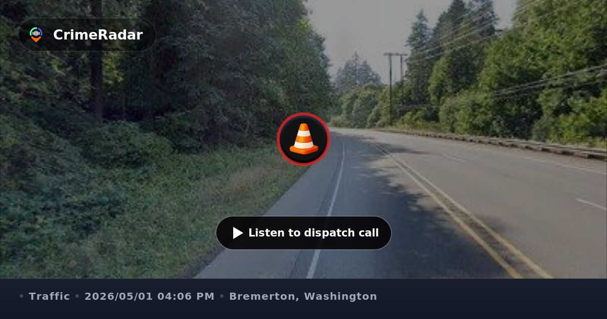 Three-car crash blocks southbound WA-3 roadway, Bremerton WA | CrimeRadar