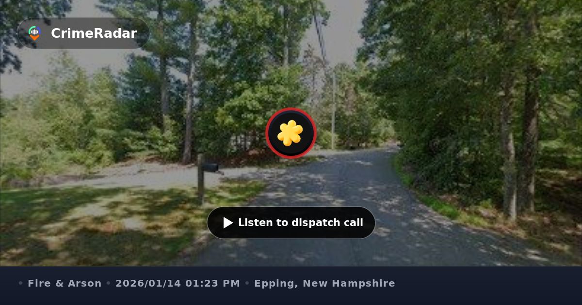 Possible fire causes smoke near Holt Road, Epping NH | CrimeRadar