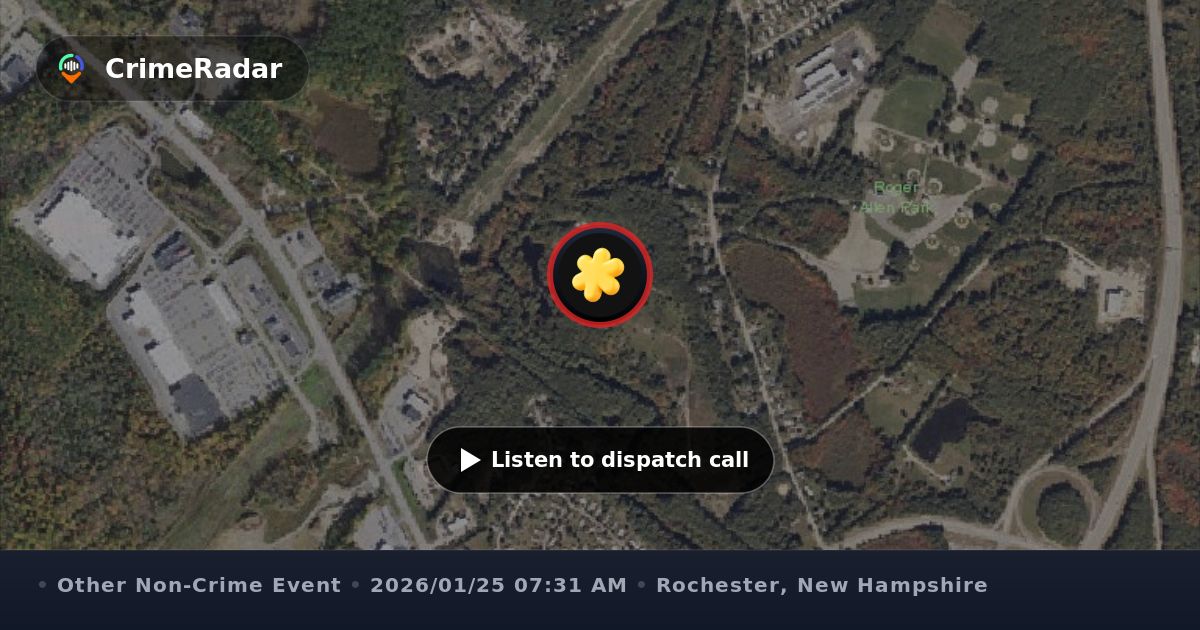 Deputy assists with escort at apartment complex, Rochester NH | CrimeRadar