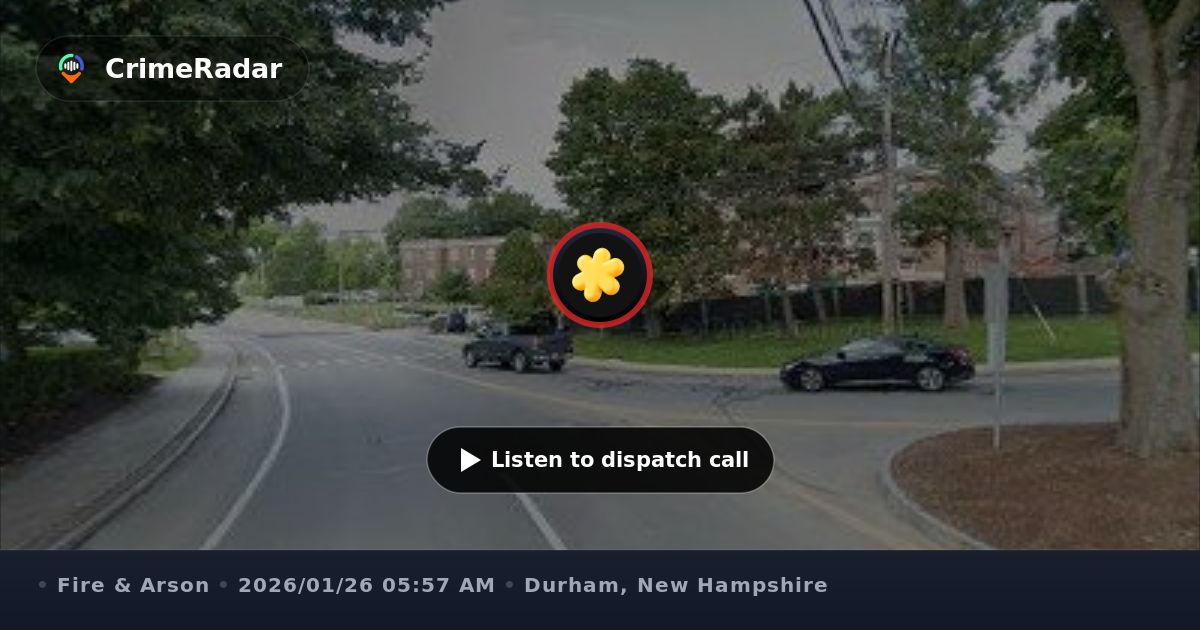 Smoke investigated at university tower in Durham, Durham NH | CrimeRadar