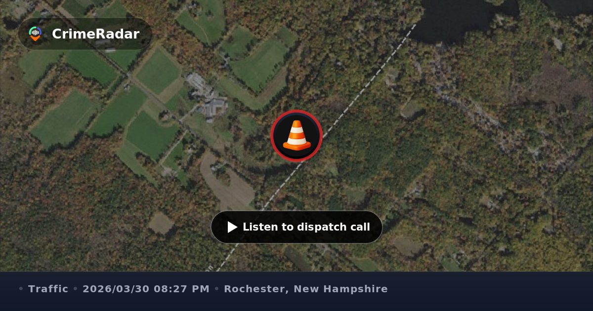 Single-car crash into fence injures driver, Rochester NH | CrimeRadar