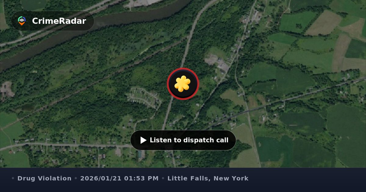 Officers check on individual after drug report, Little Falls NY ...