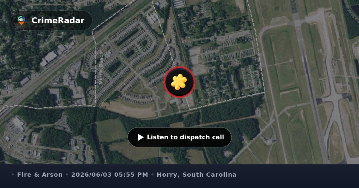 Brush fire at Emory Road and Celestial Boulevard, Horry County SC ...