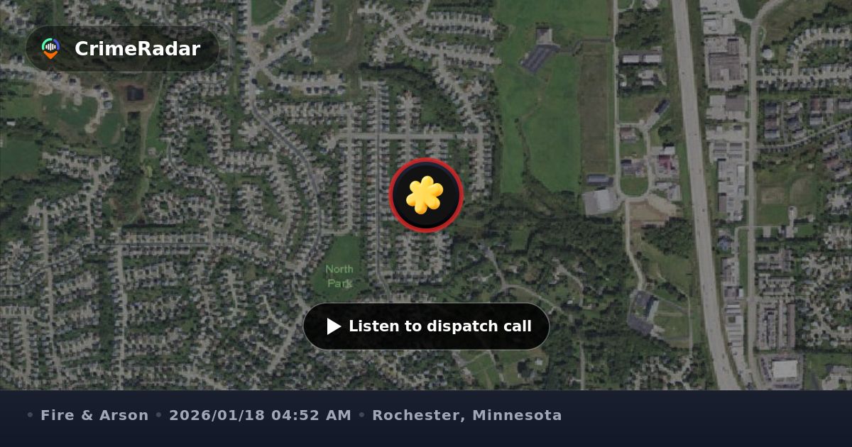 Carbon monoxide alarm canceled near Fairway Dr, Rochester MN | CrimeRadar