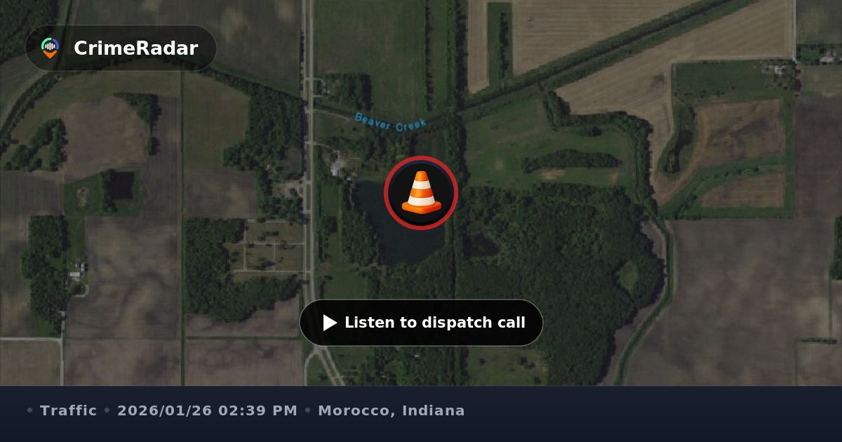 Traffic collision near North US 41 in Morocco, Morocco IN | CrimeRadar