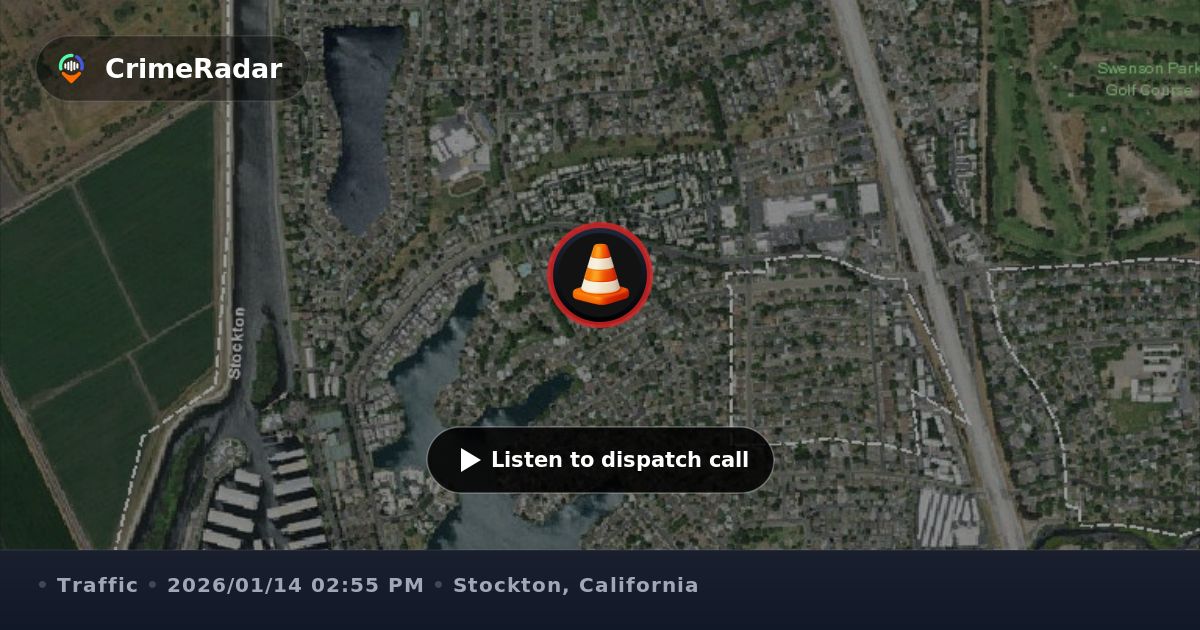 Vehicle part strikes car on I‑5 near Hammer Ln, Stockton CA | CrimeRadar