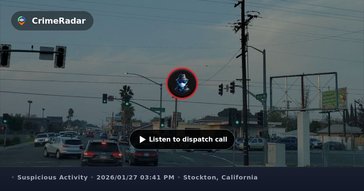 Deputy contacts pedestrian near Wilson Way on-ramp, Stockton CA ...