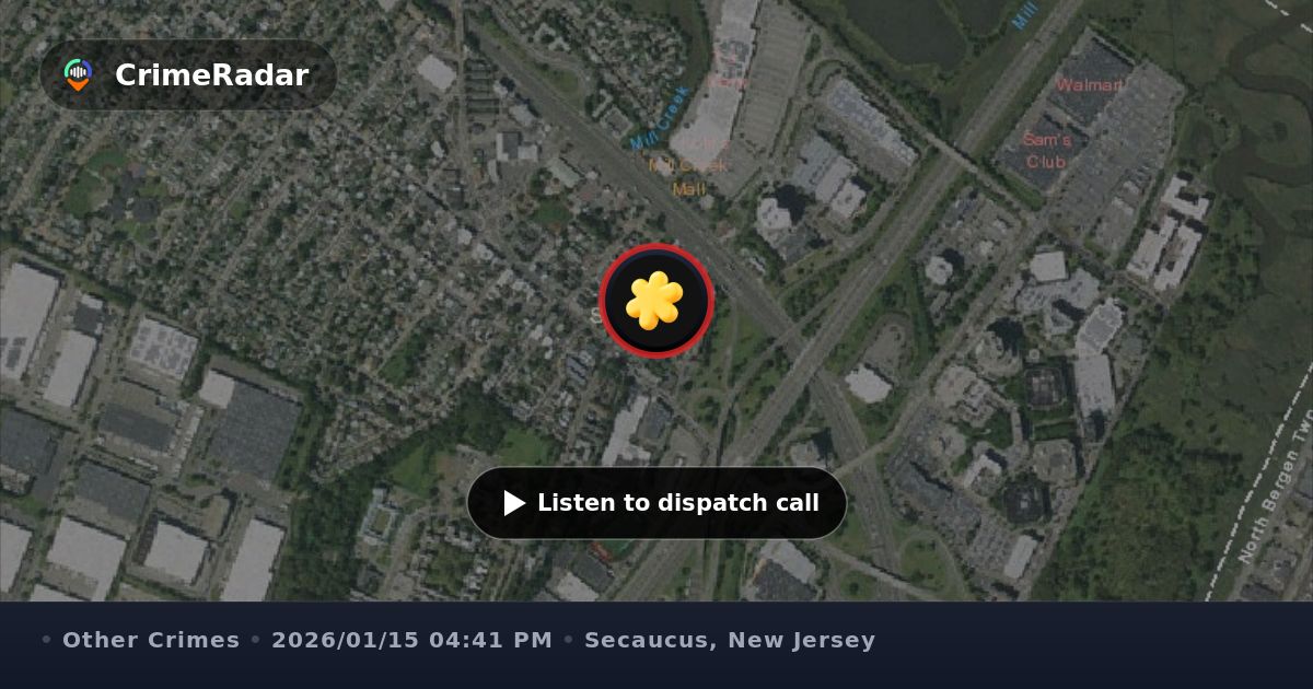 Officers assist with search at Secaucus headquarters, Secaucus NJ ...