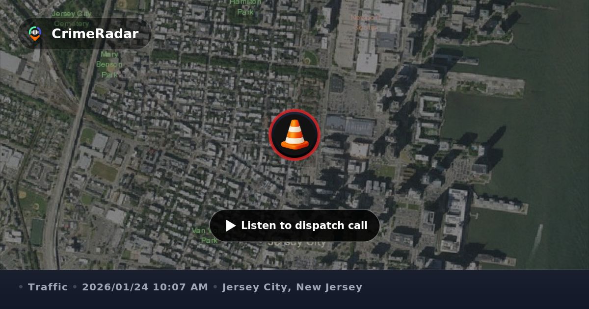 Minor collision near Grand St, Jersey City NJ | CrimeRadar