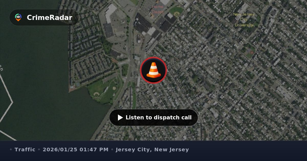 Vehicle stuck in snow on Pearsall Avenue, Jersey City NJ | CrimeRadar