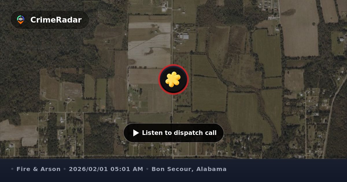 Fire crews respond to house fire near County Road 49, Bon Secour AL ...
