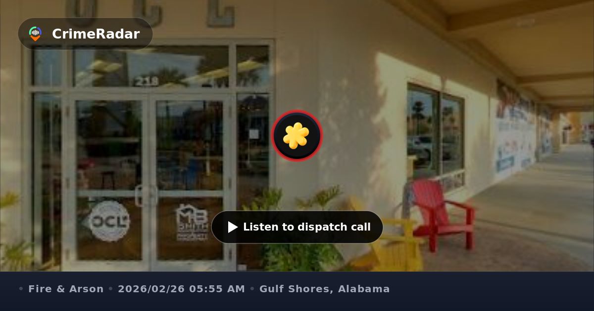 Commercial building fire at Pelican Place, Gulf Shores AL | CrimeRadar