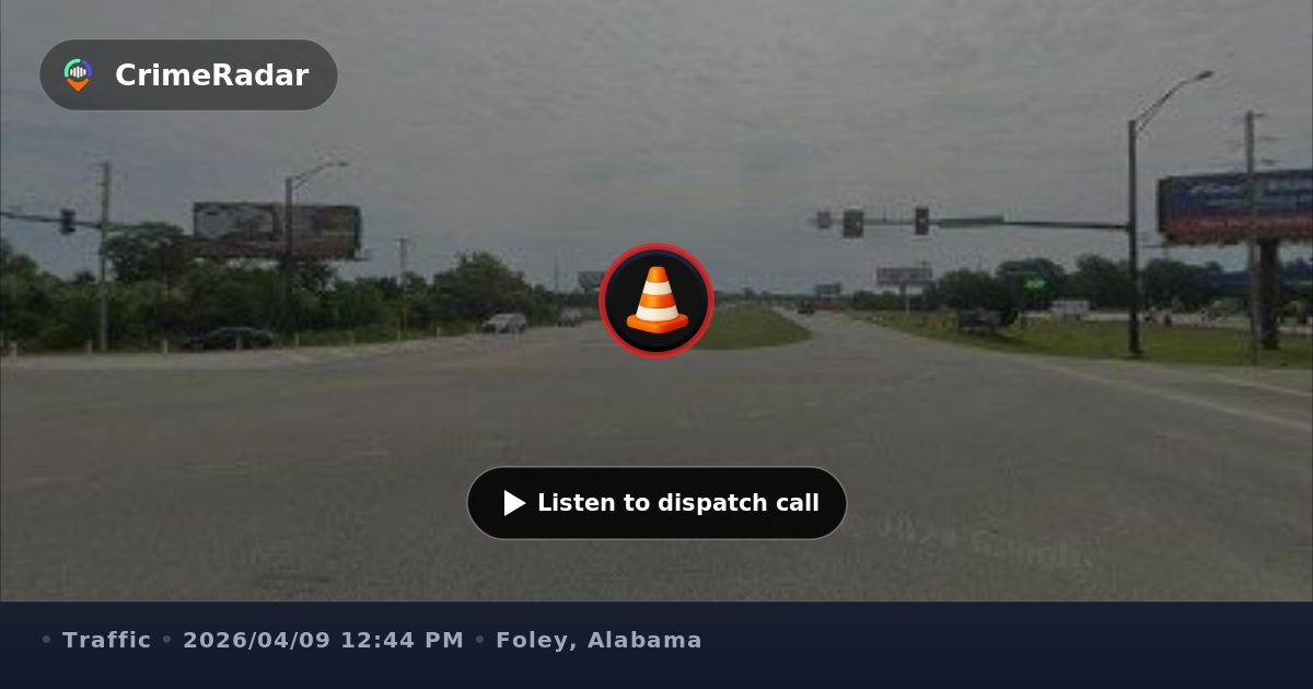 Three-vehicle crash blocks turn lane in Foley, Foley AL | CrimeRadar
