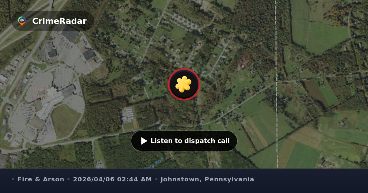 Chimney fire at home in Richland Township, Johnstown PA | CrimeRadar
