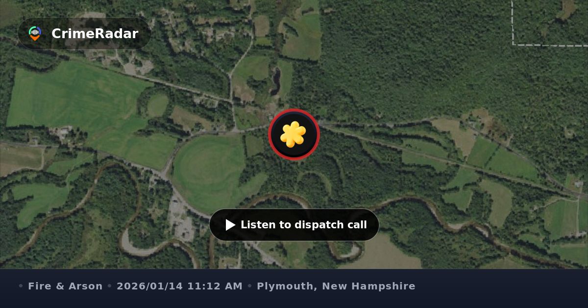 Fire alarm at Plymouth Animal Hospital, Plymouth NH | CrimeRadar