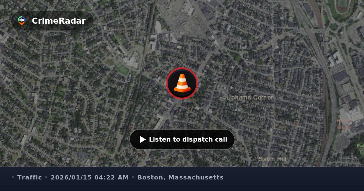 Slick roadway near Hancock St following crash, Boston MA | CrimeRadar