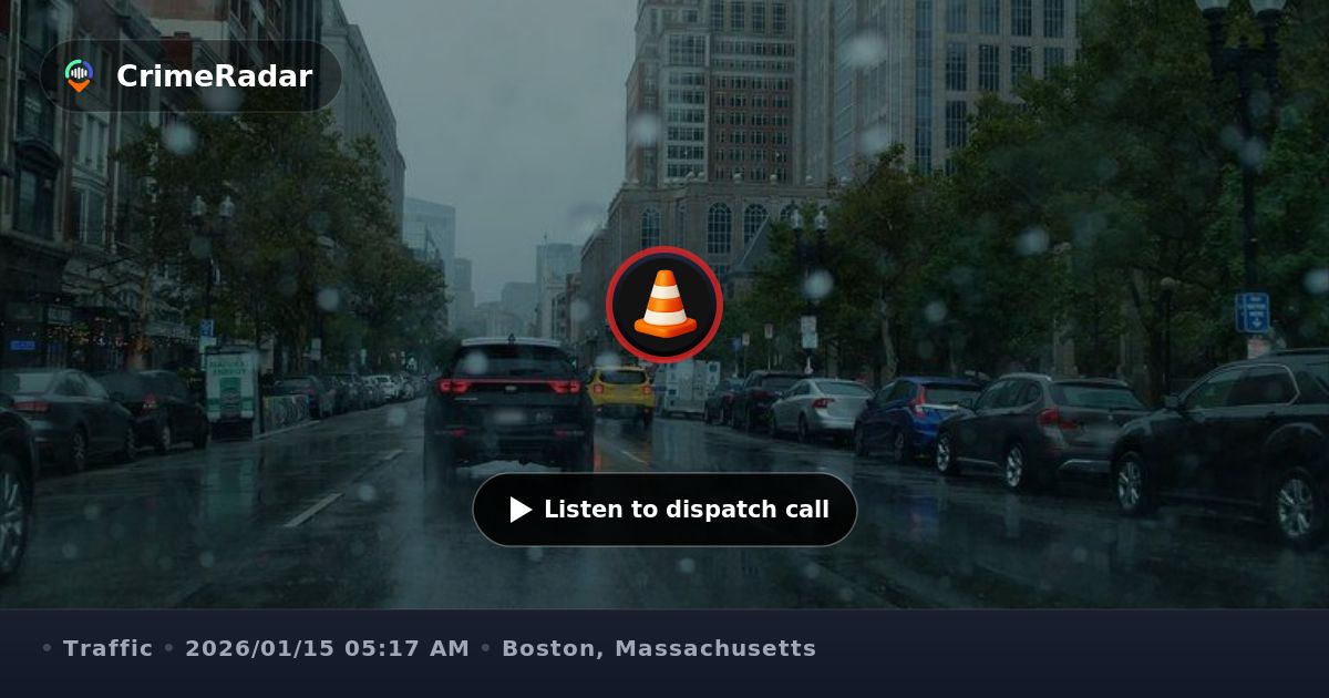 Minor traffic incident near Copley Square, Boston MA | CrimeRadar