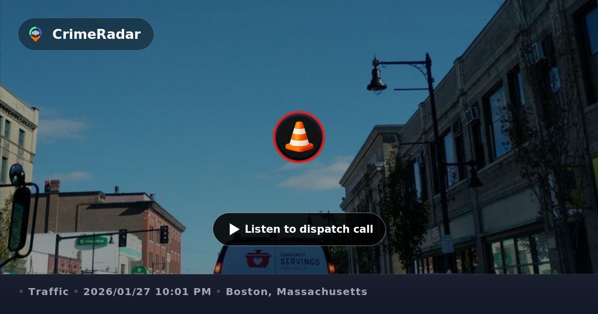 Traffic stop near Columbia and Hancock, Boston MA | CrimeRadar